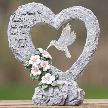Hummingbird Joy Outdoor Garden Statue by Roman