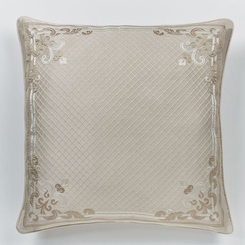 Lunata Piped European Sham Only Sand | Touch of Class