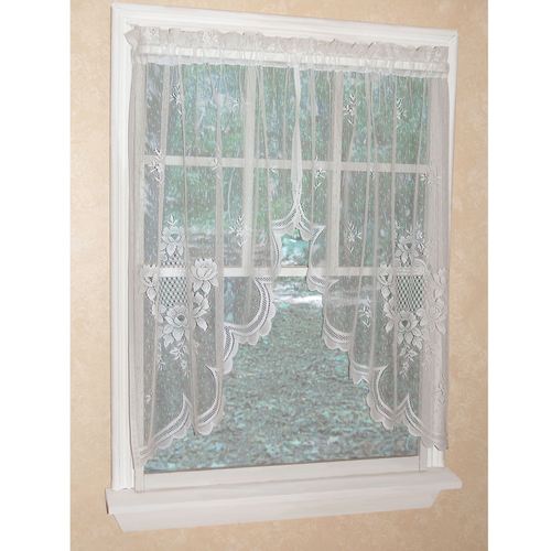 Cameo Rose Swag Valance Pair 56 x 38 | Touch of Class
