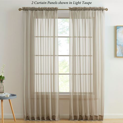 Elegance Sheer Scarf Valance Window Treatment