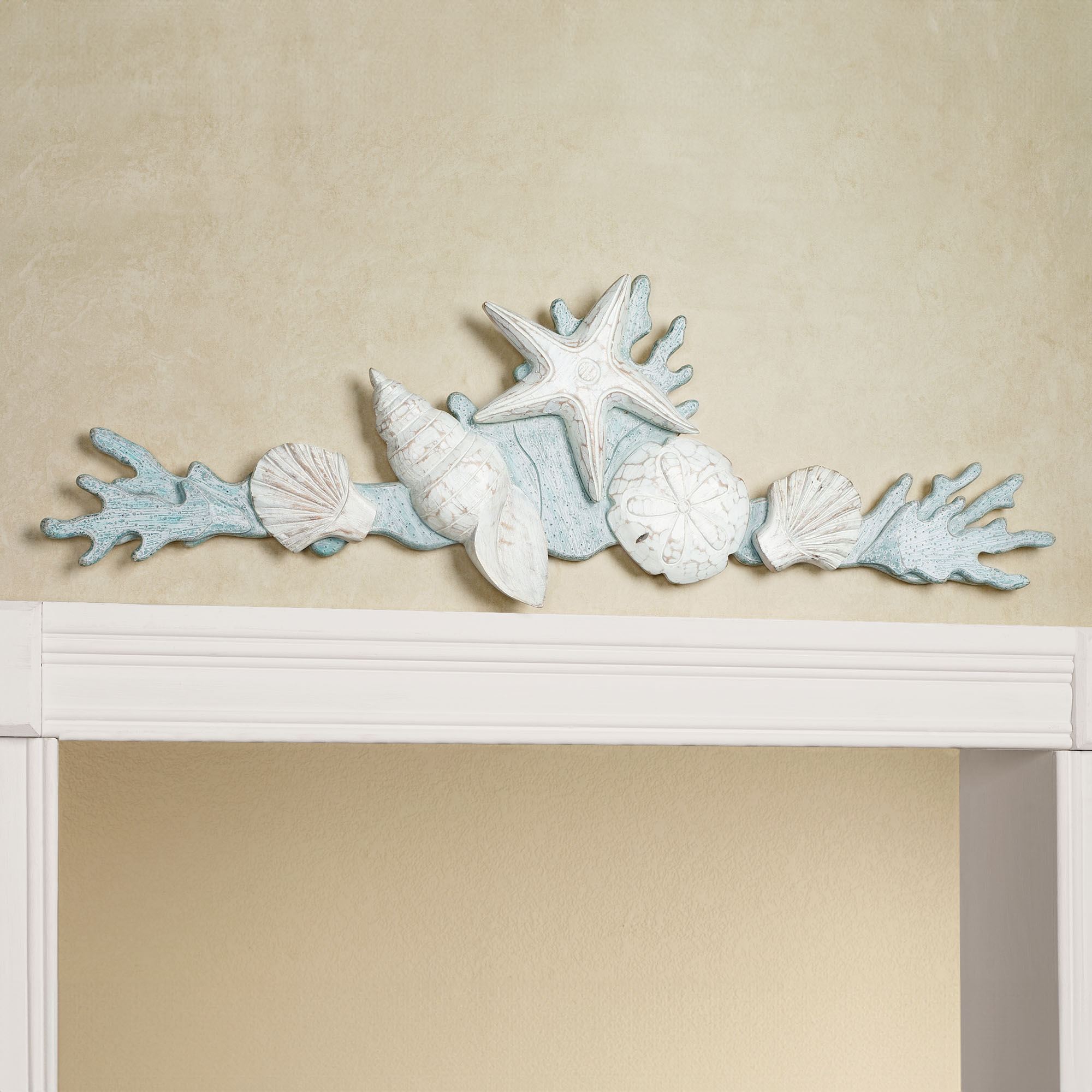 Coral Garden Wooden Wall Topper Coral Garden Wooden Wall Topper