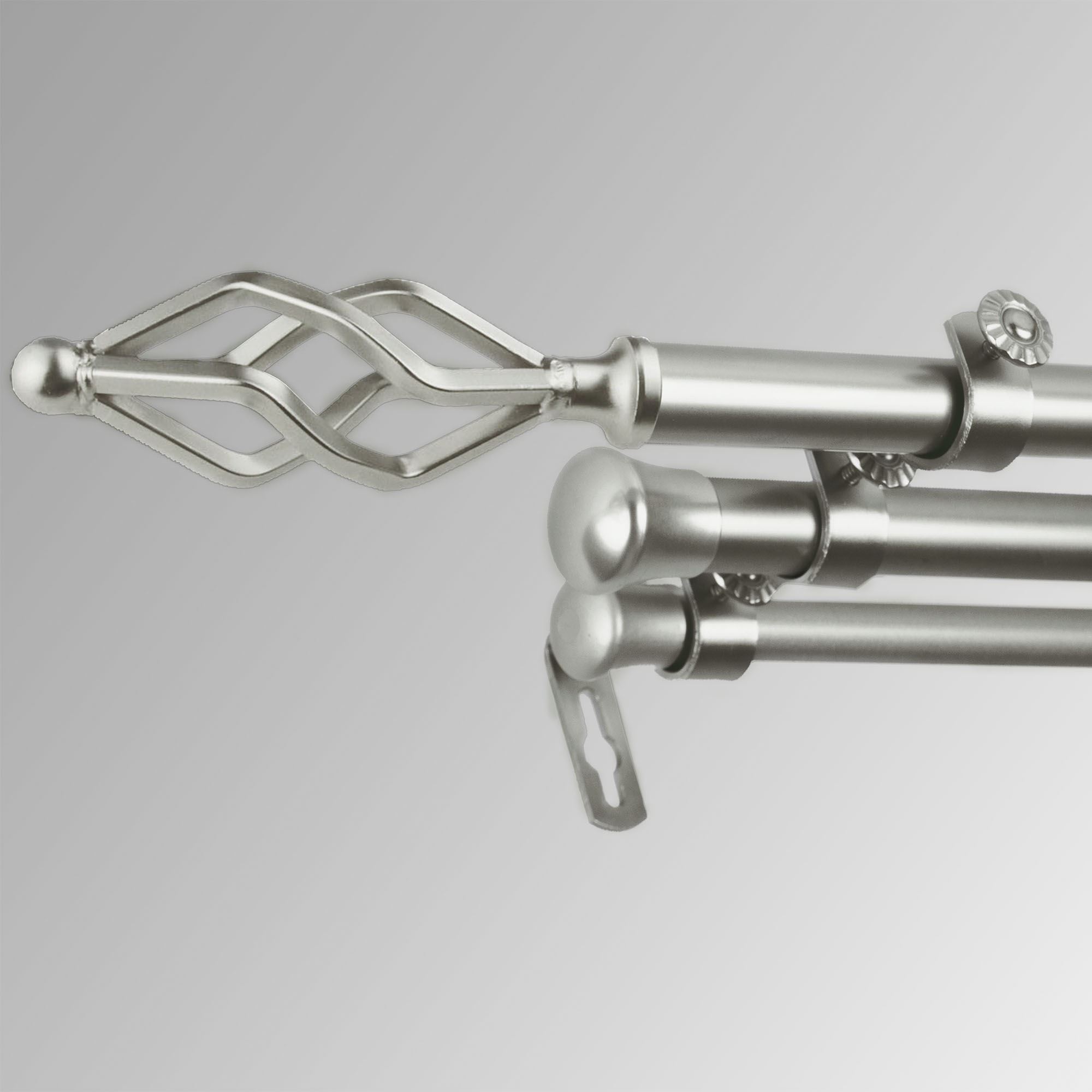 Triple Curtain Rods