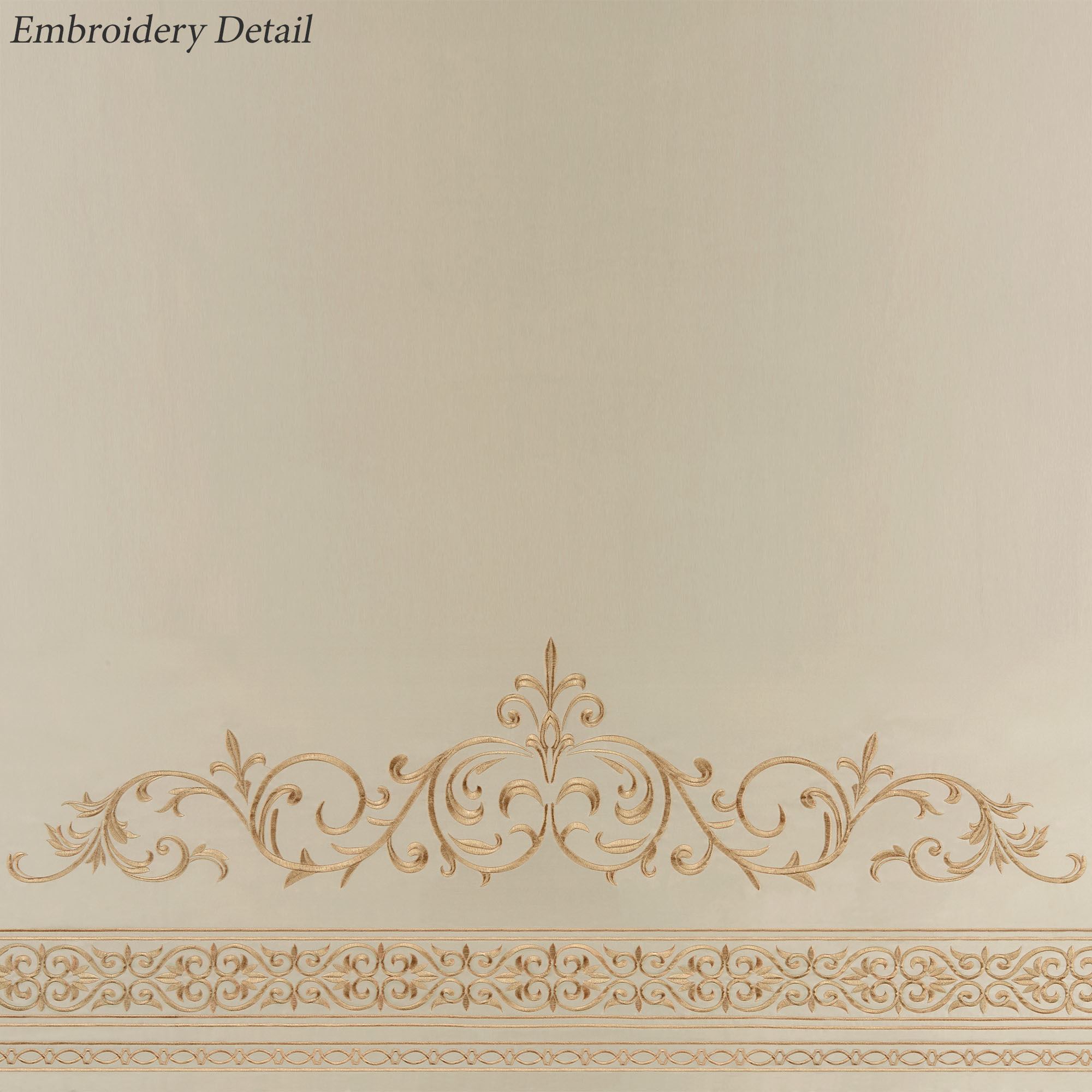 Versailles Pearl Embroidered Comforter Set Bedding