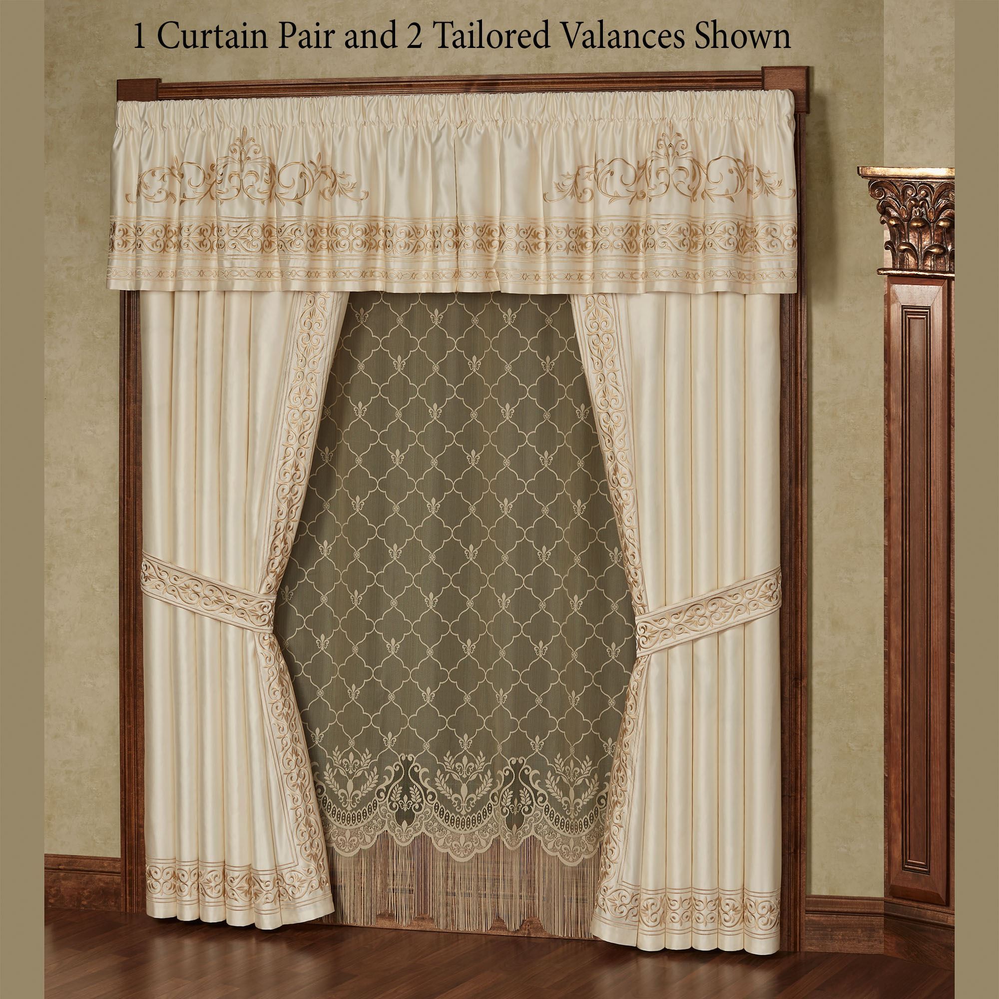 Versailles Pearl Embroidered Comforter Bedding