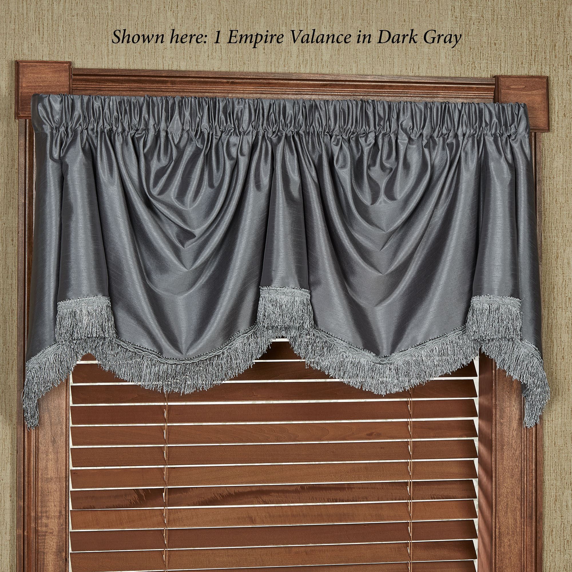 Chamberly Room Darkening Faux Silk Empire Window Treatment
