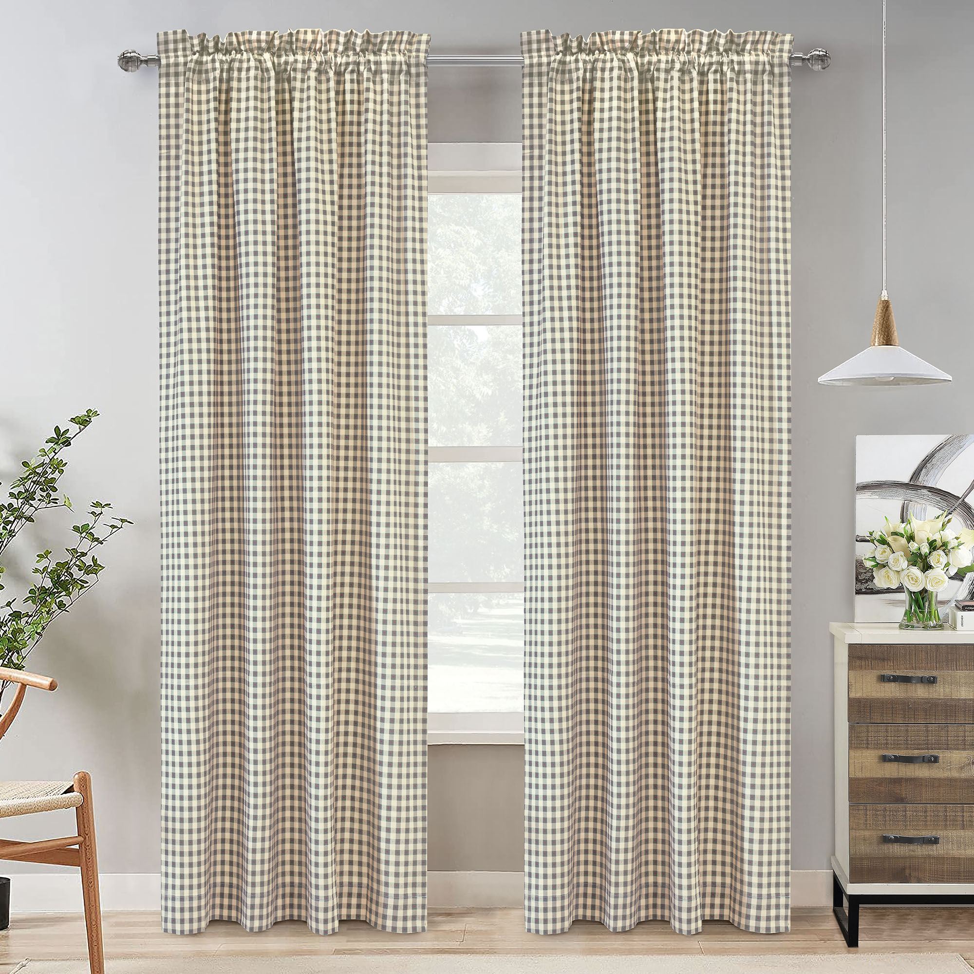 Chapman Wide Tailored Curtain Pair 160 x 84 | Touch of Class