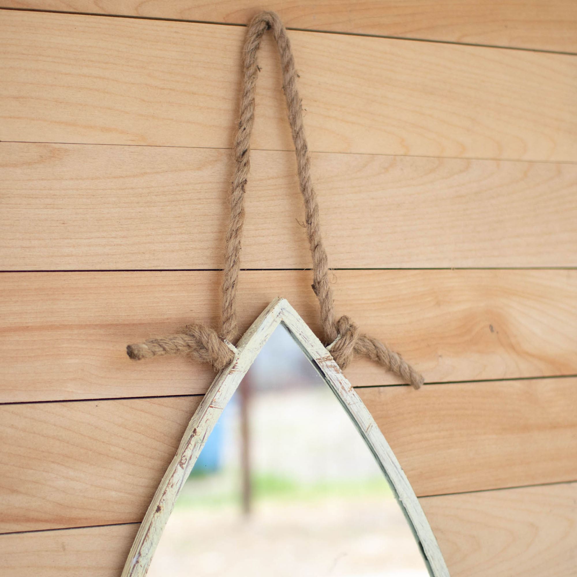 Fish Shaped Wall Accent Mirror