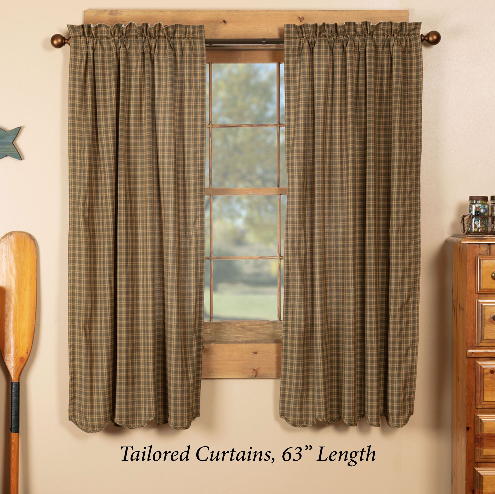 Cedar Ridge Cotton Rustic Plaid Patchwork Quilt Bedding by Oak & Asher