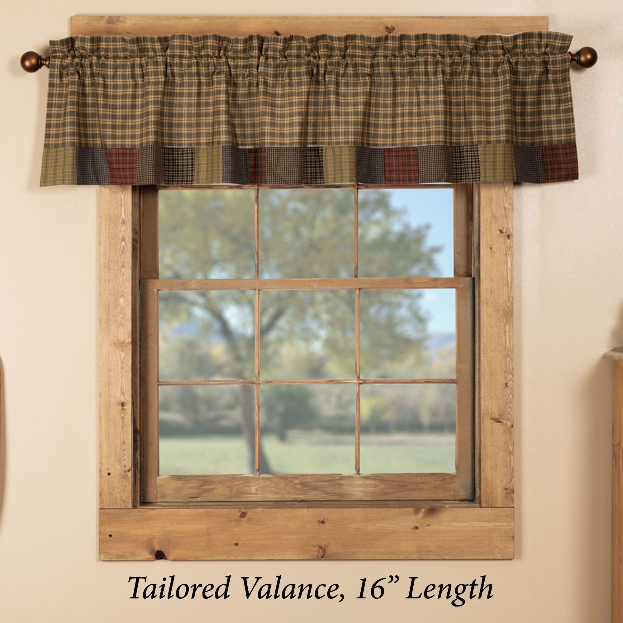 Cedar Ridge Cotton Rustic Plaid Patchwork Quilt Bedding by Oak & Asher