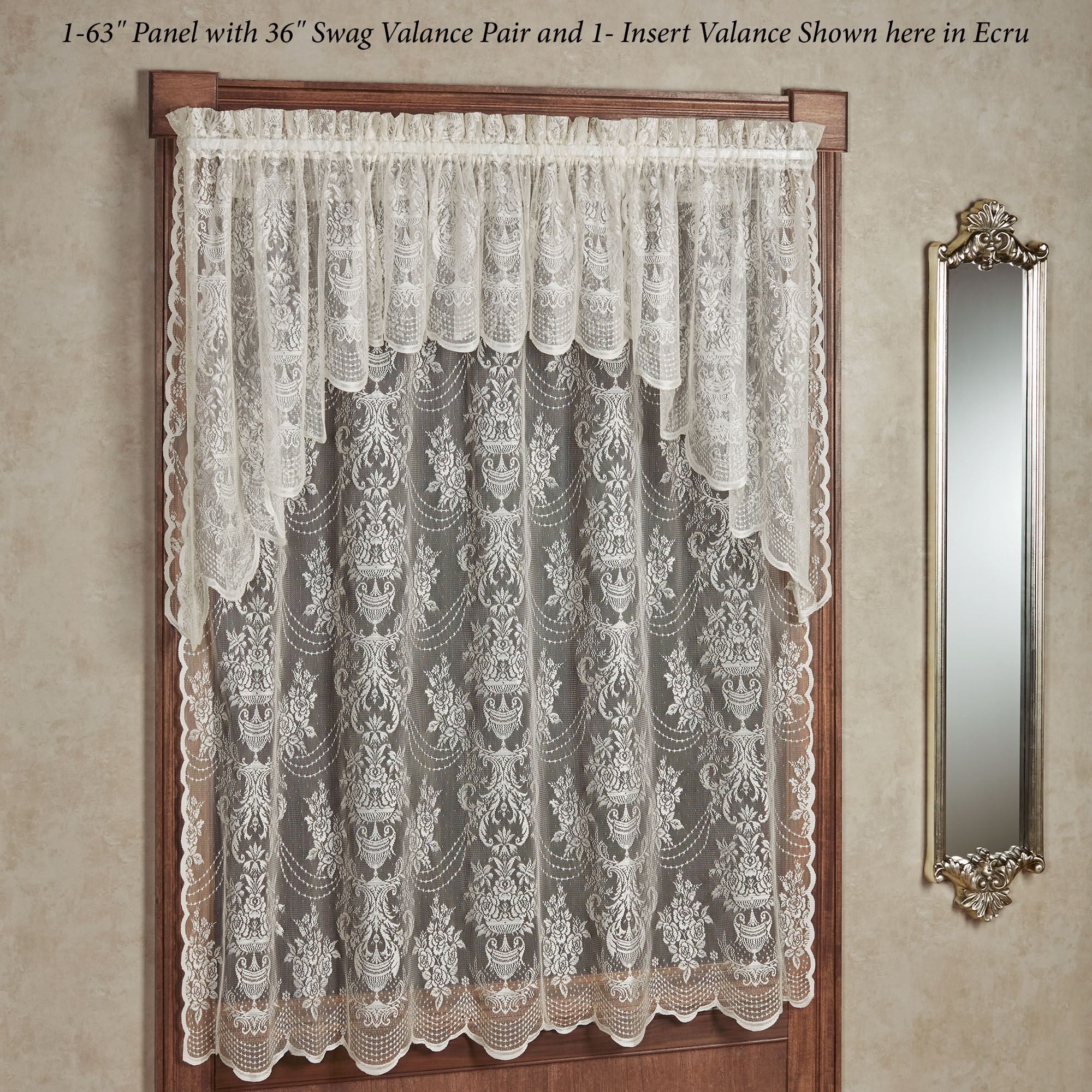 Countess Lace Balloon Shade Window Treatment