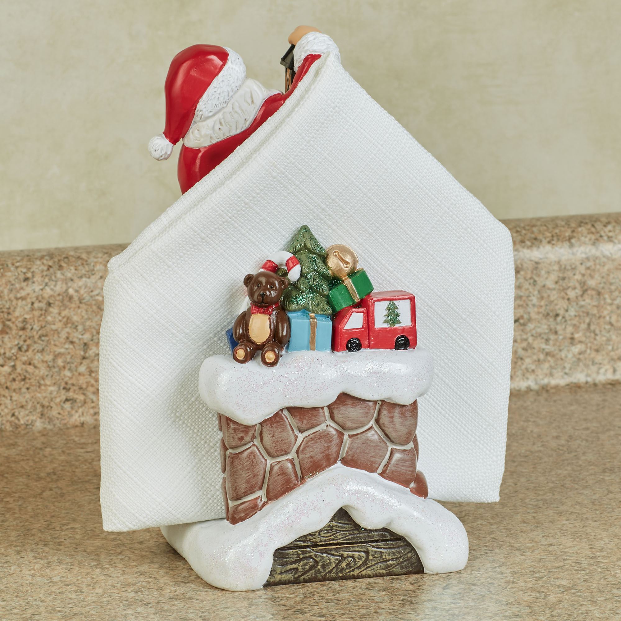 Santas Checklist Christmas Napkin Holder