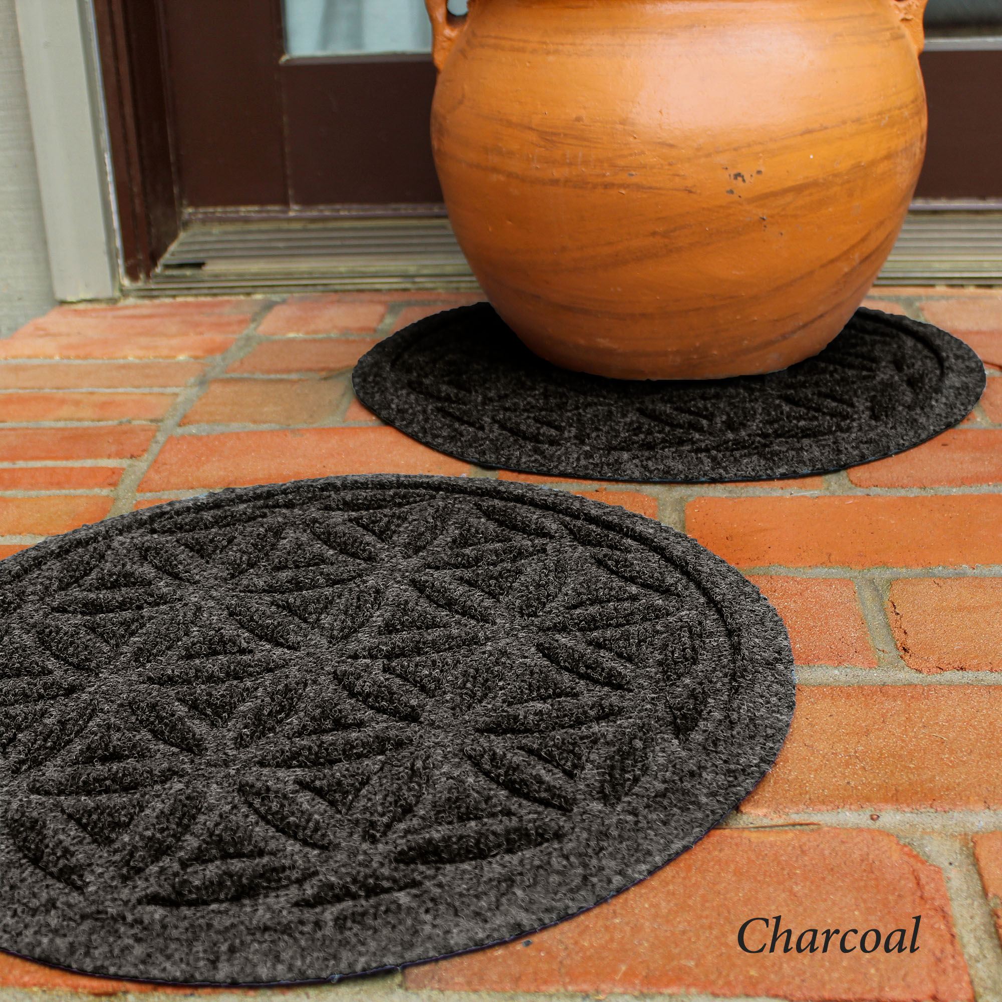 Flower of Life Indoor Outdoor 17 Inch WaterGuard Plant Trivet Set