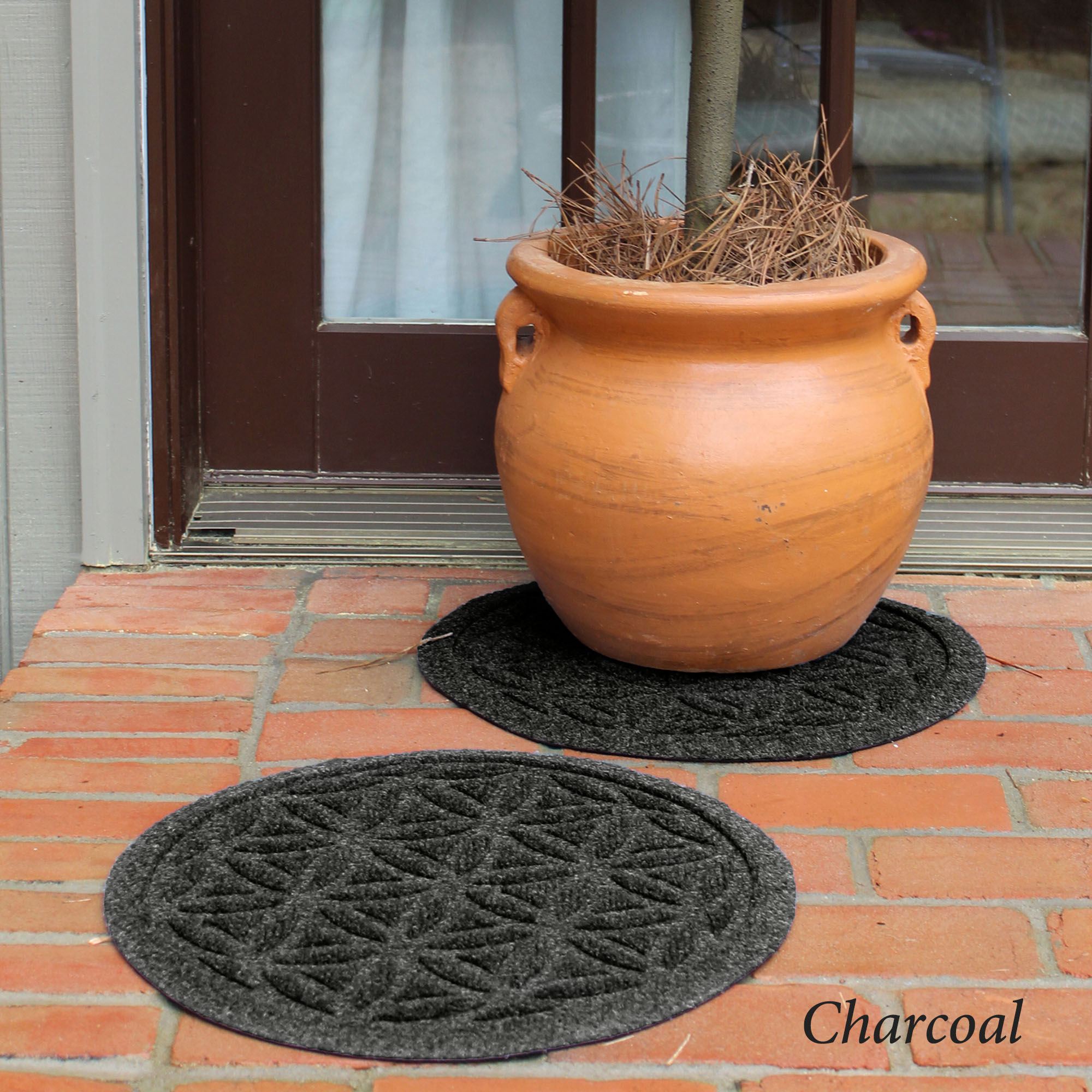 Flower of Life Indoor Outdoor 17 Inch WaterGuard Plant Trivet Set