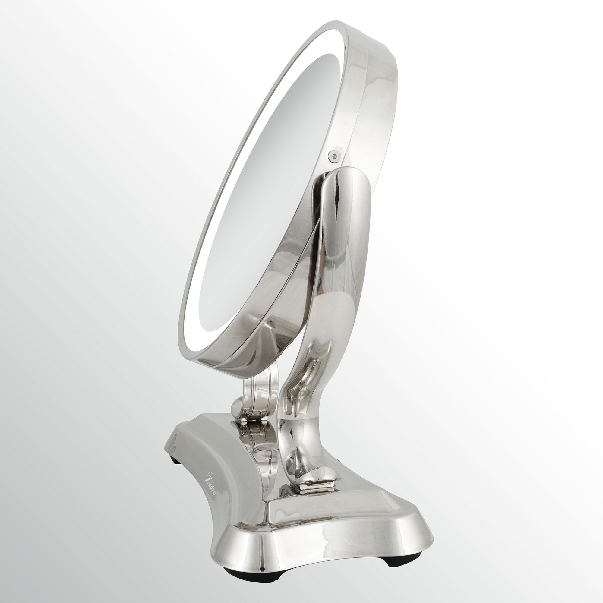 Glamour 5x Magnifying LED Lighted Countertop Vanity Mirror