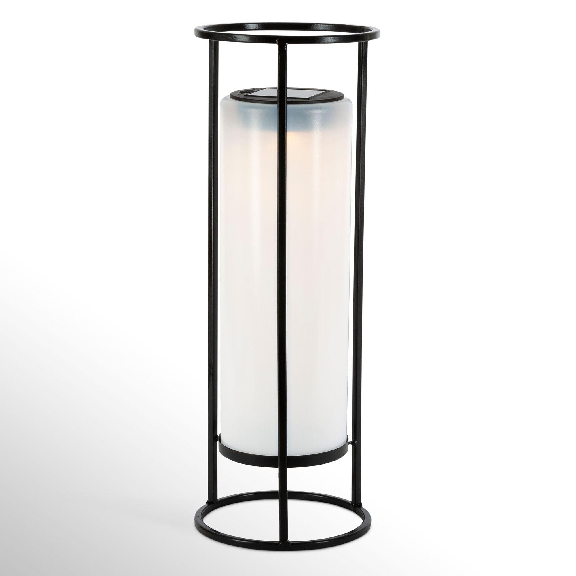 Landon LED Outdoor Solar Tabletop Lantern from Everlasting Glow