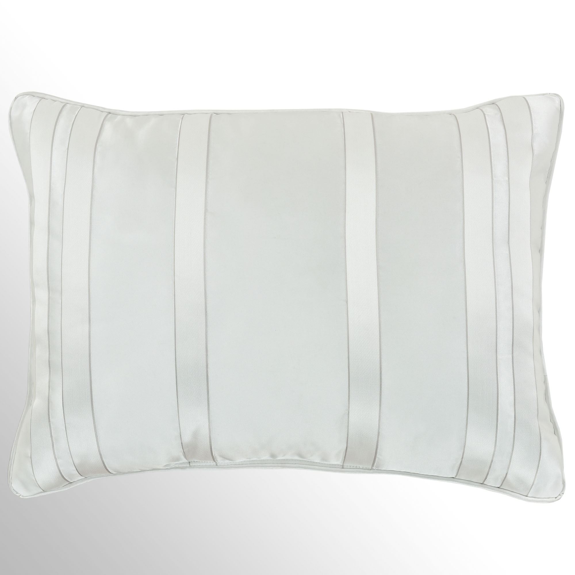 Calvari Piped Rectangle Pillow Platinum | Touch of Class