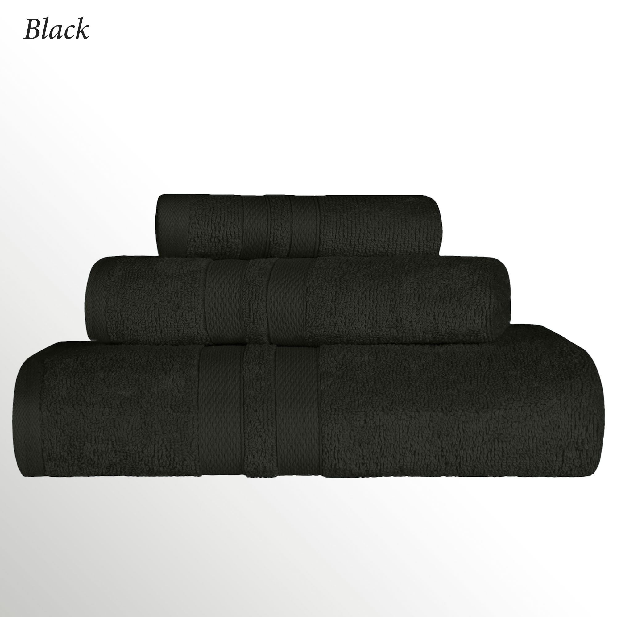 500 GSM Superior Ultra Soft Cotton 3 pc Bath Towel Set