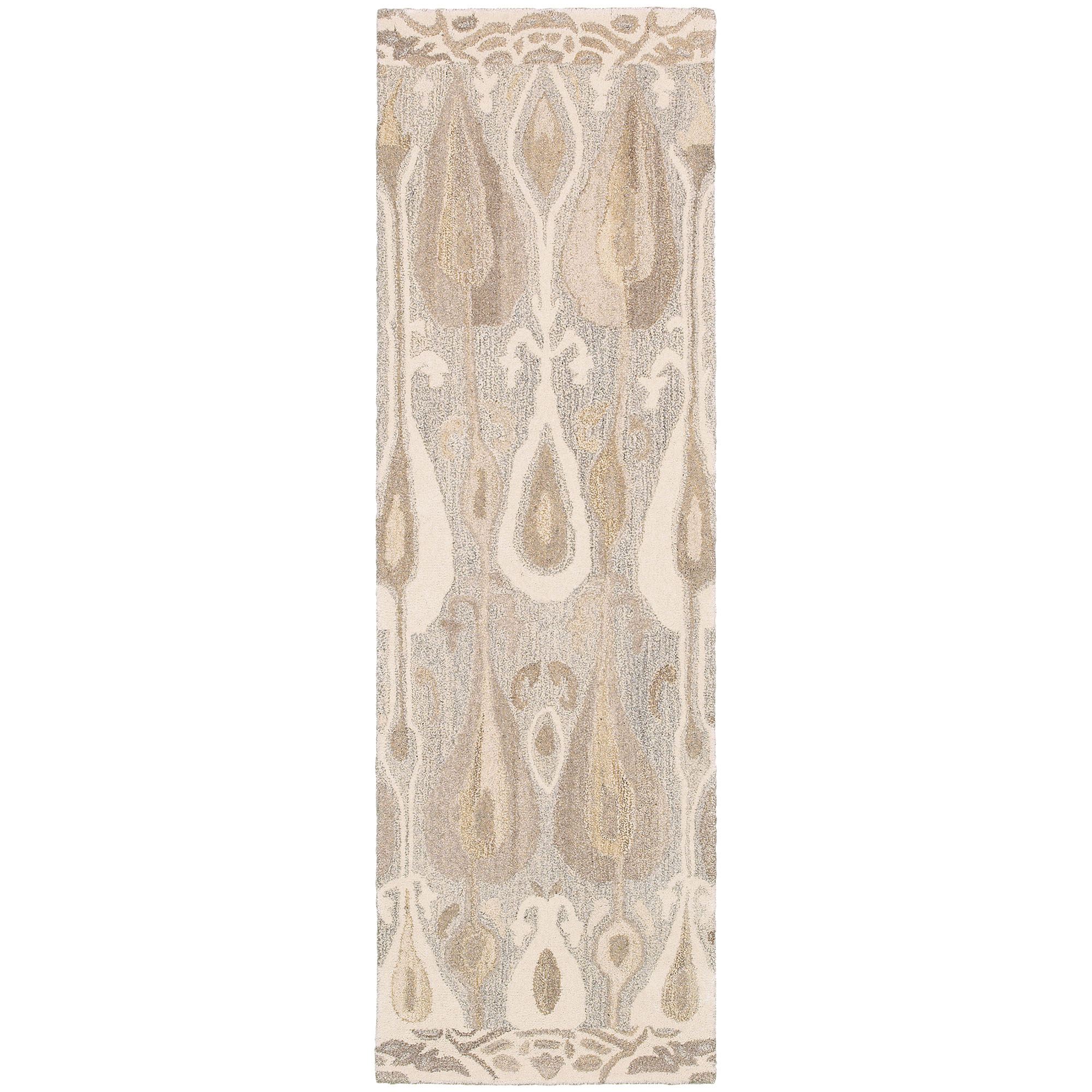 Brea Rug Runner Cream 2'6" x 8' | Touch of Class
