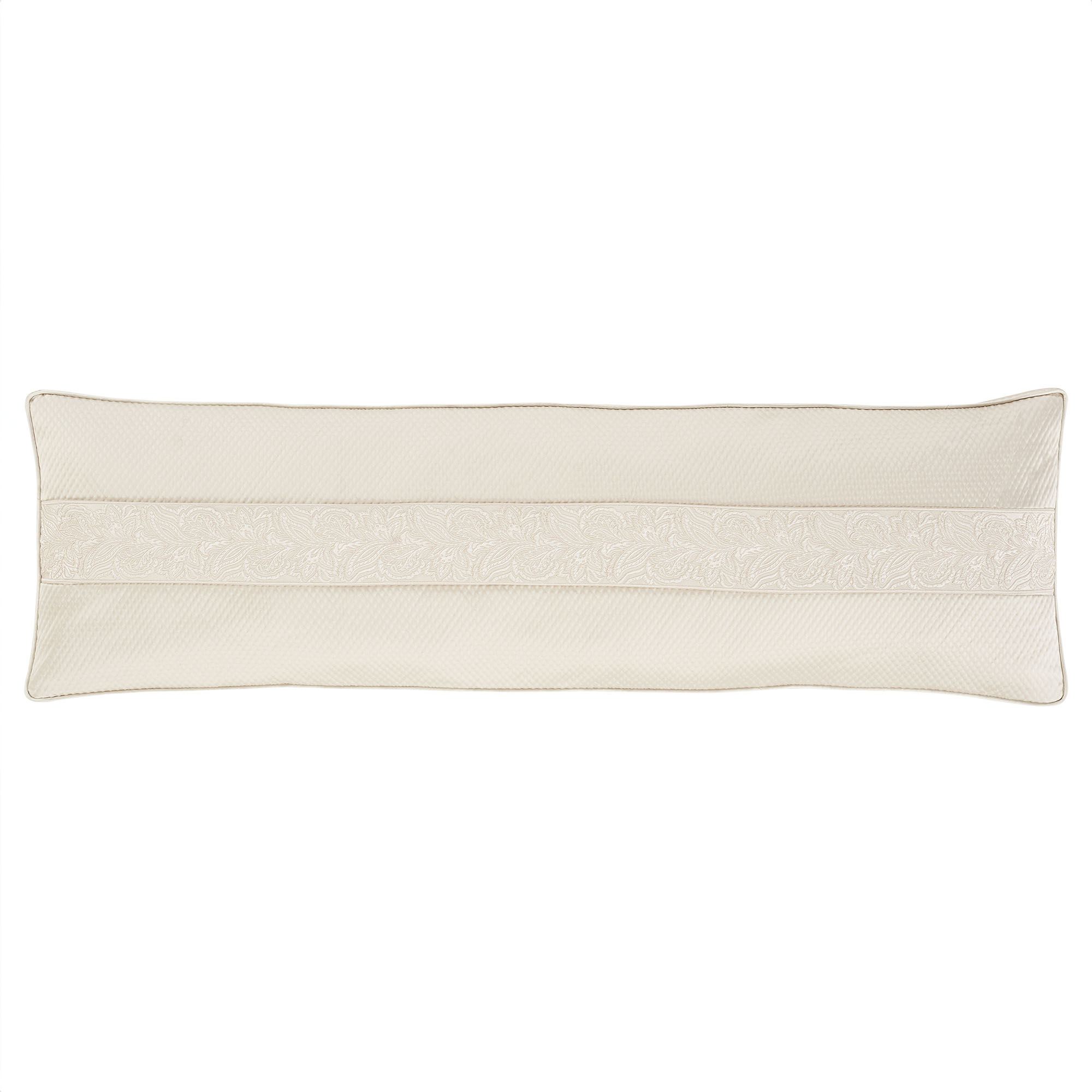 Villanova Jumbo Rectangle Pillow Pearl | Touch of Class