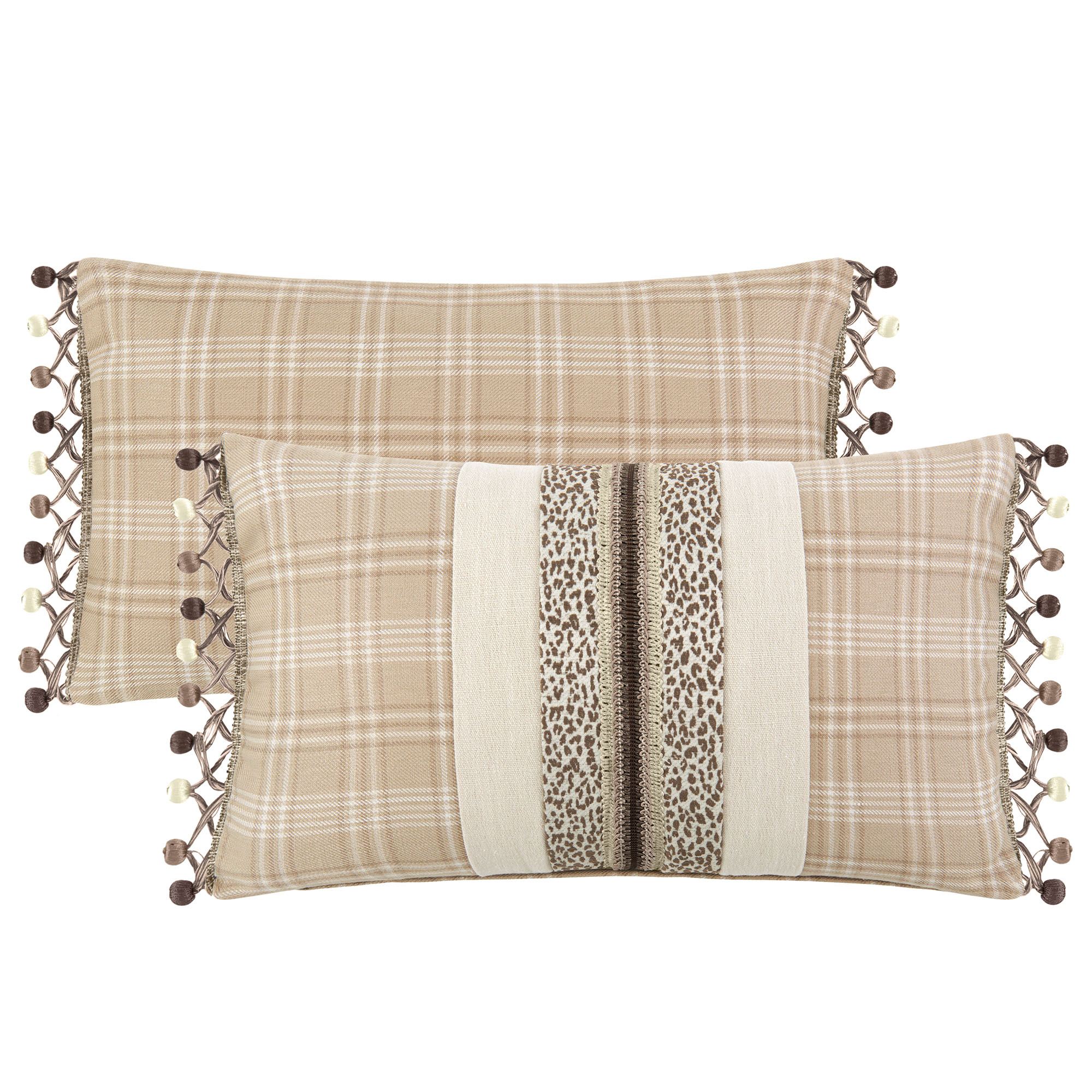 Bird Paradise Reversible Rectangle Pillow Cream | Touch of Class