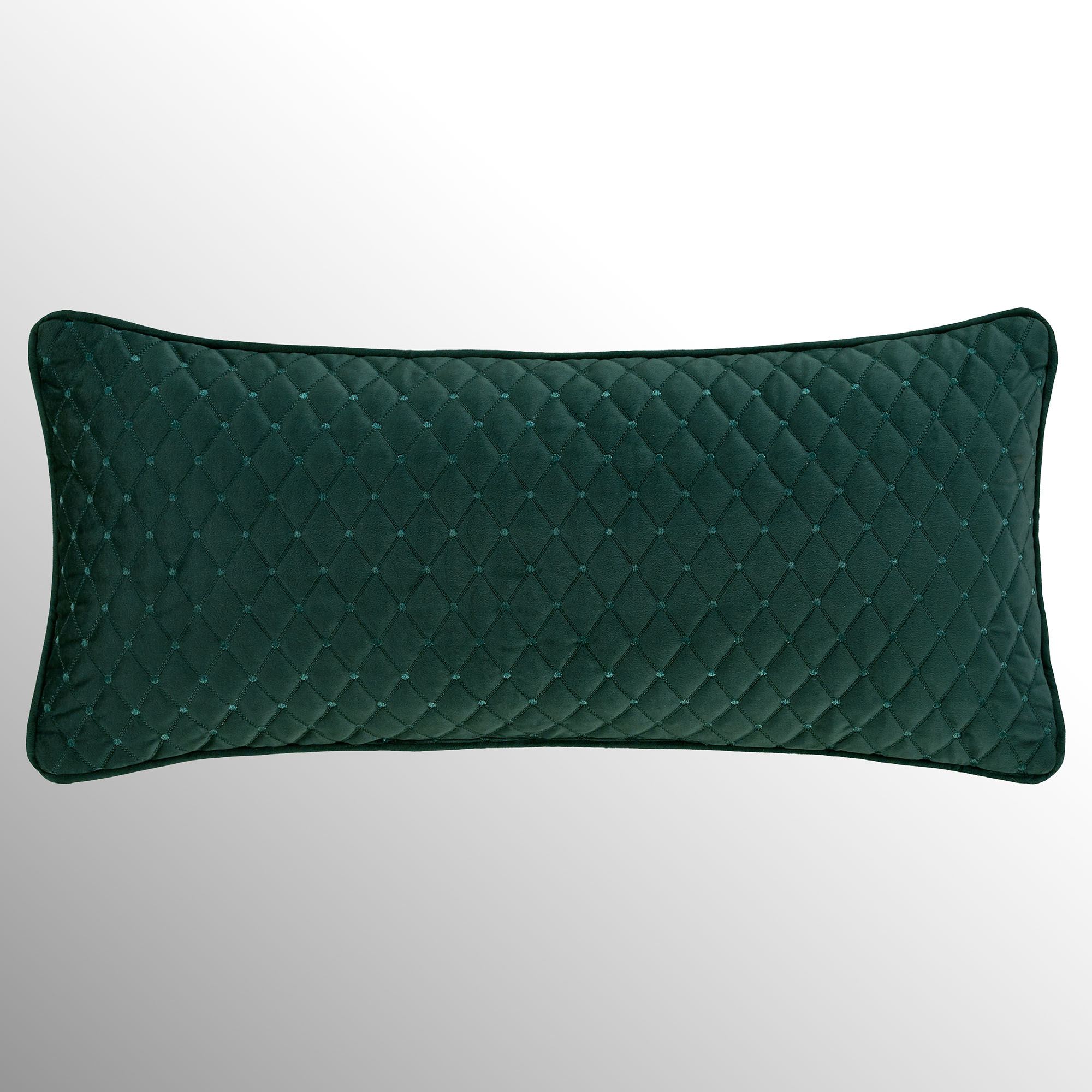 Marissa Quilted Rectangle Pillow Green | Touch of Class