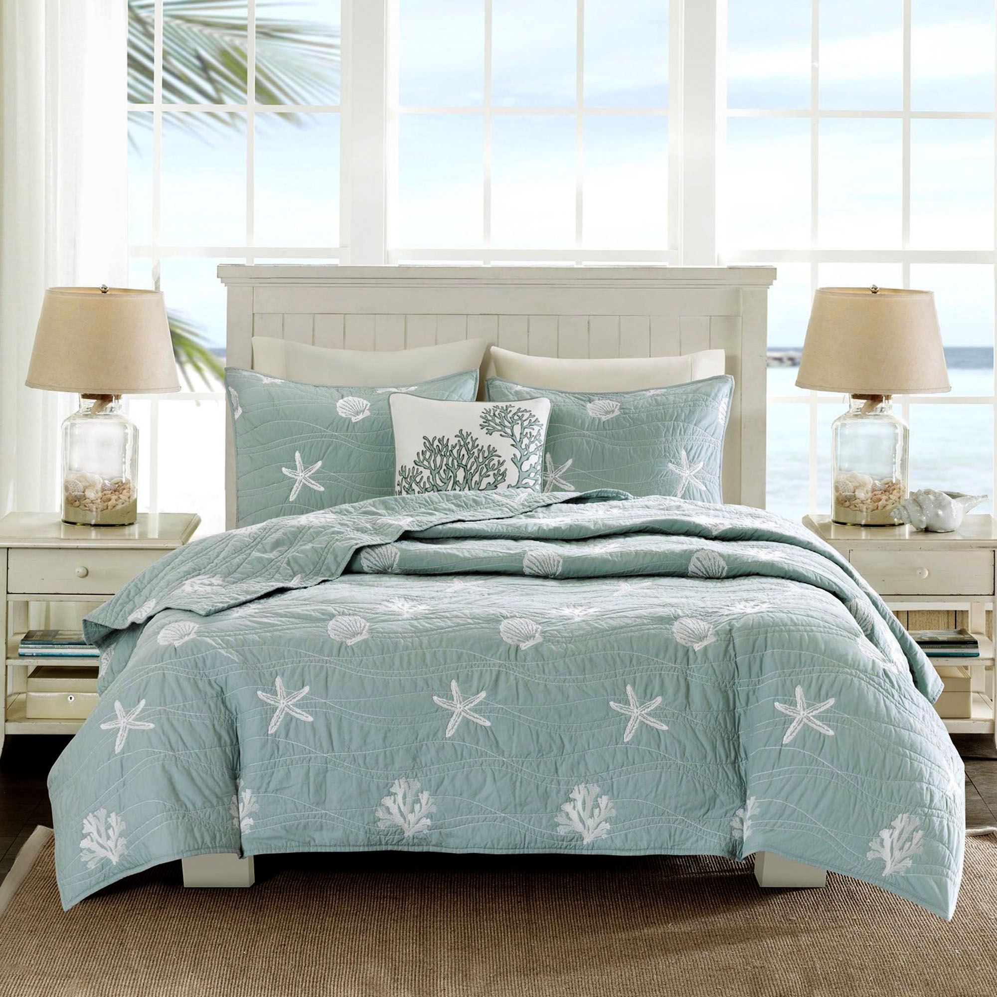 Seaside 4 Pc Coastal Coverlet Bed Set Seaside 4 Pc Coastal Coverlet Bed Set