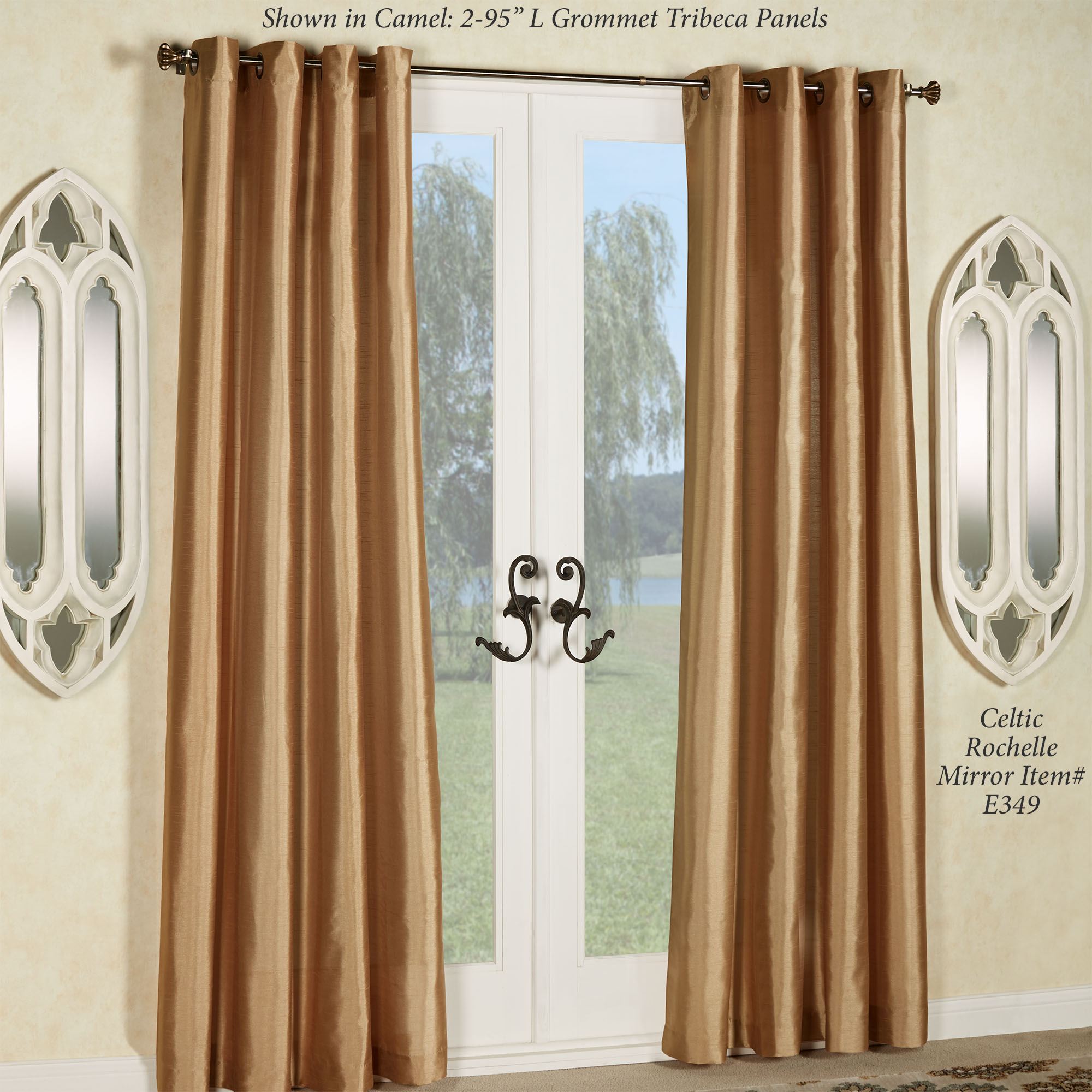 Tribeca Grommet Curtain Panel - 84" to 120" lengths
