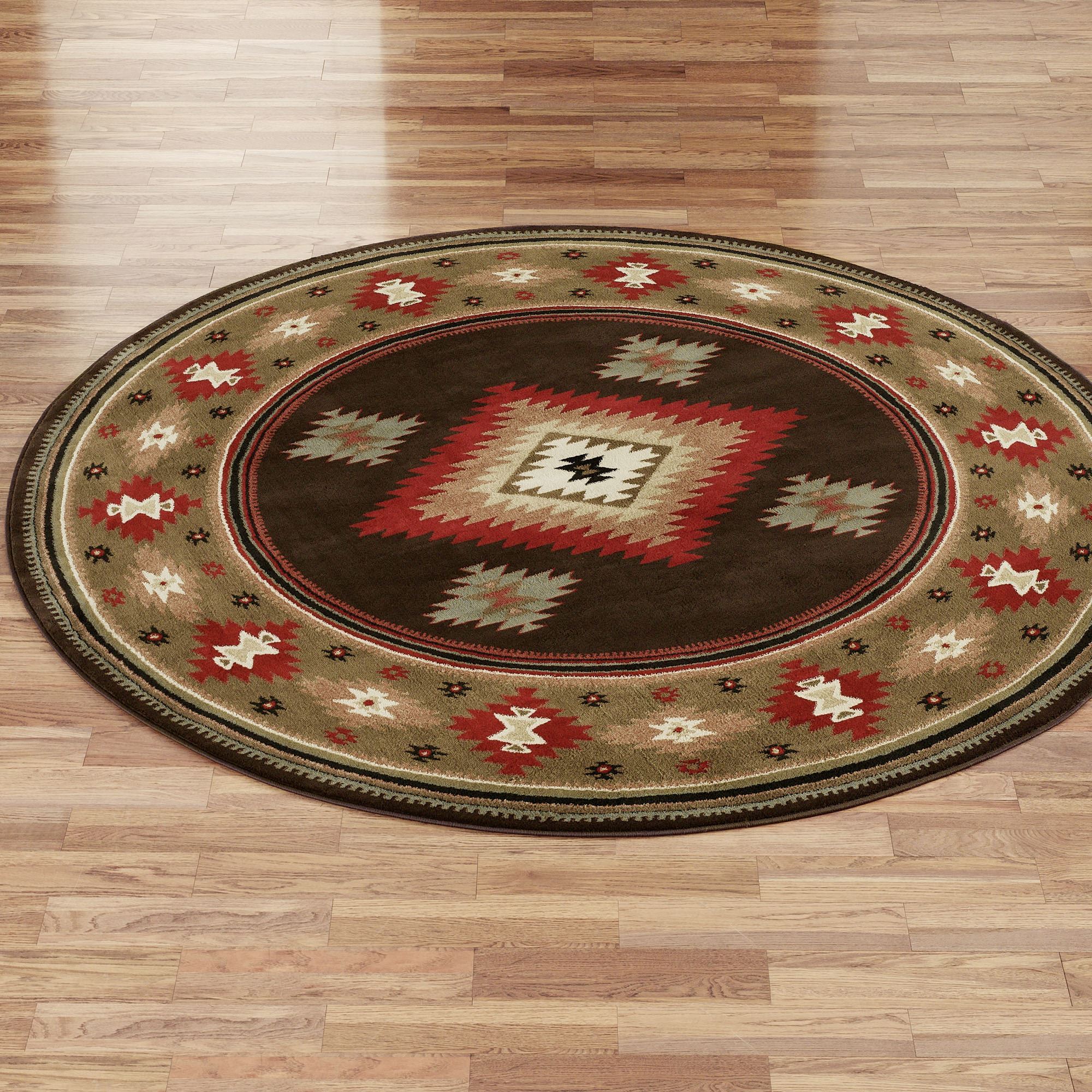 Round Southwest Area Rugs Bryont Blog