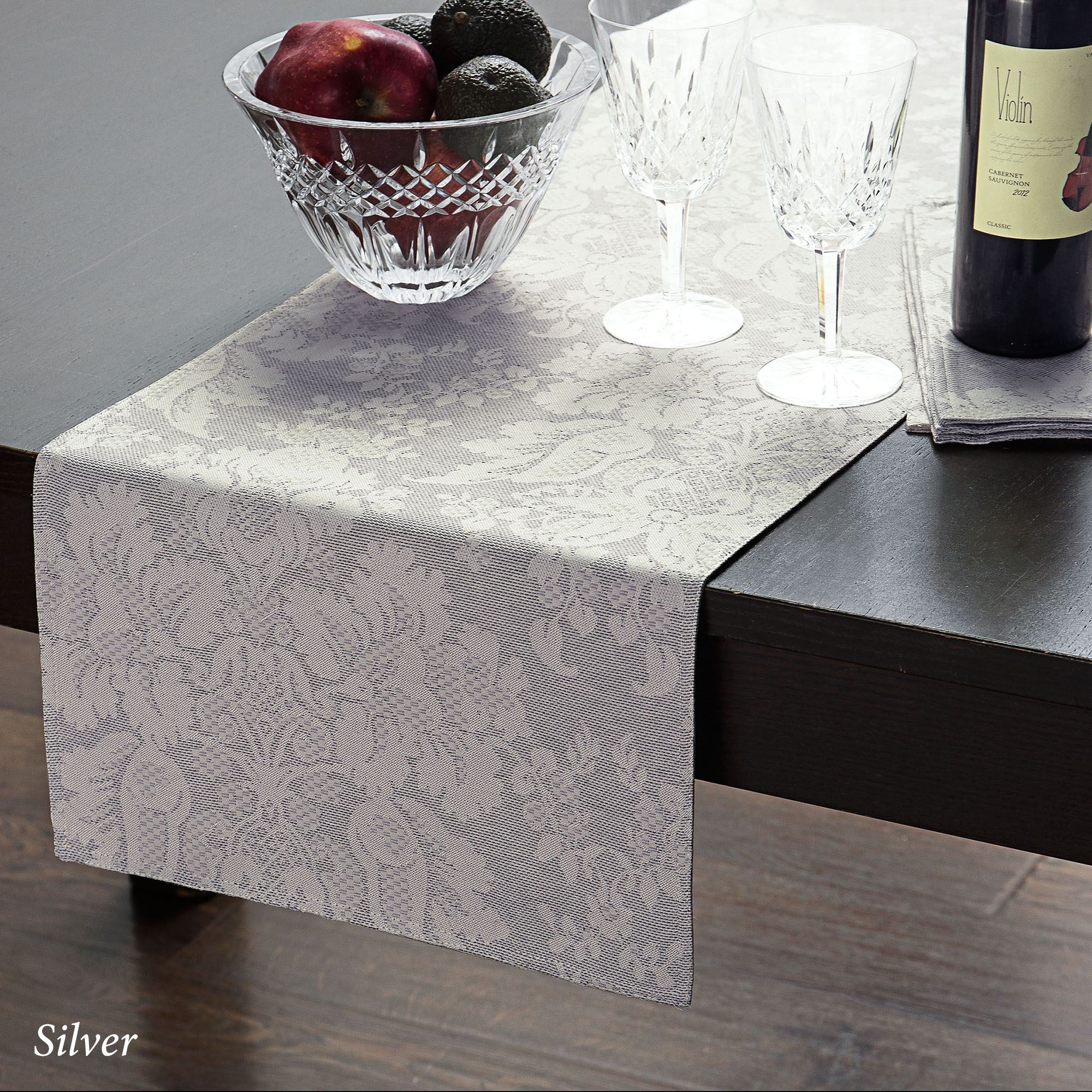 Berrigan Damask Table Linens by Waterford Linens