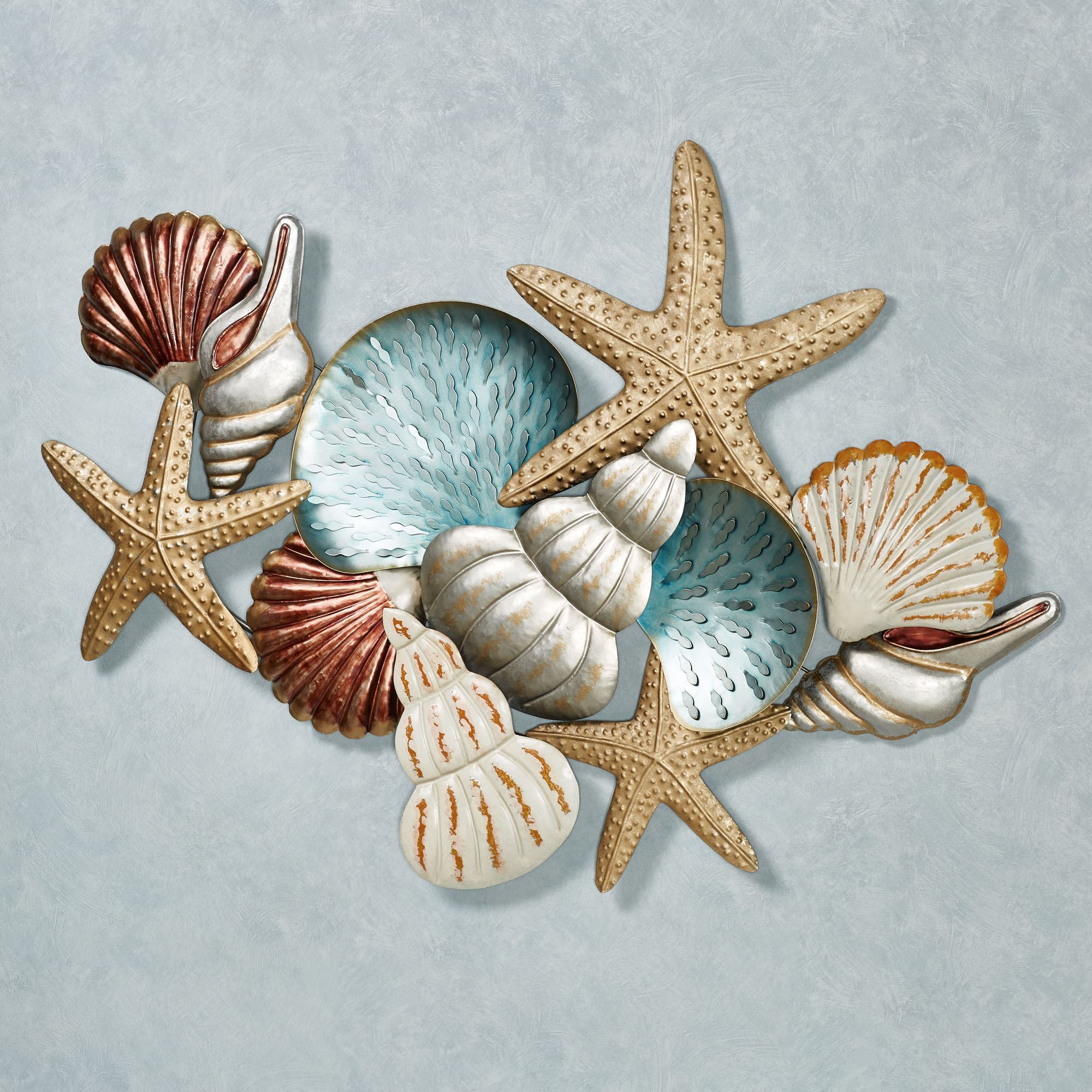 Ocean Collage Metal Wall Art