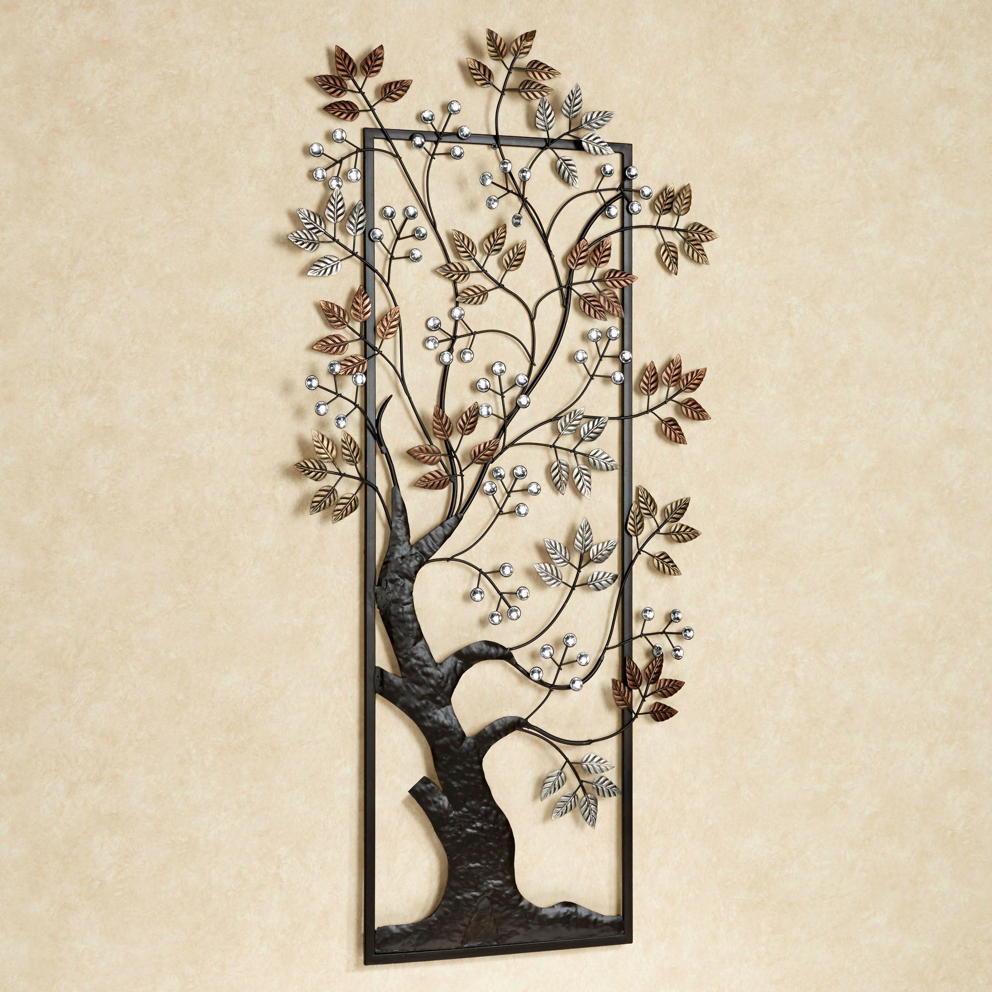 Branches Leaves Metal Wall Art